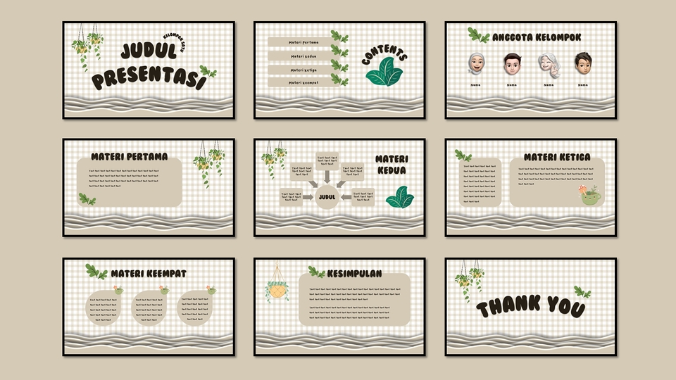 Template Powerpoint Aesthetic Part 1