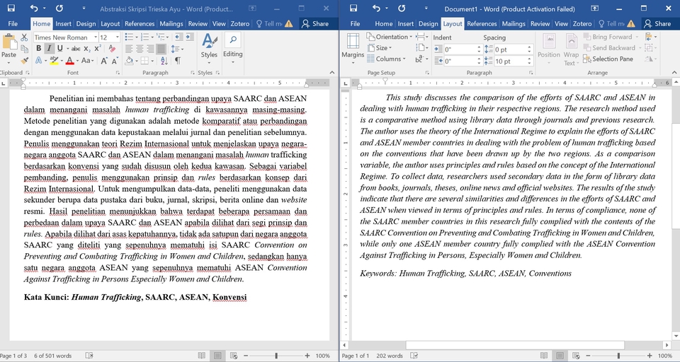 ID/ENG Translating and Proofreading Reports, Article, Jurnals, etc