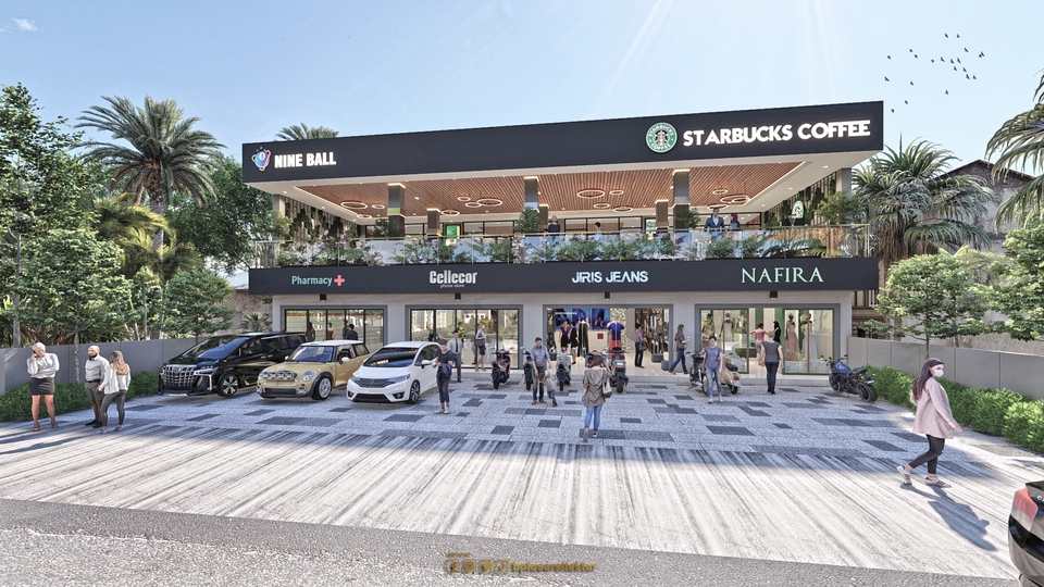 3D Video Animasi (Exterior) Rumah, Ruko, Perumahan, Sekolahan dll