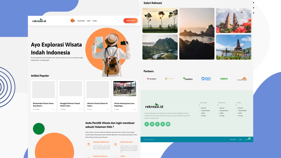 Website Company Profile Responsive, Elegan, Modern