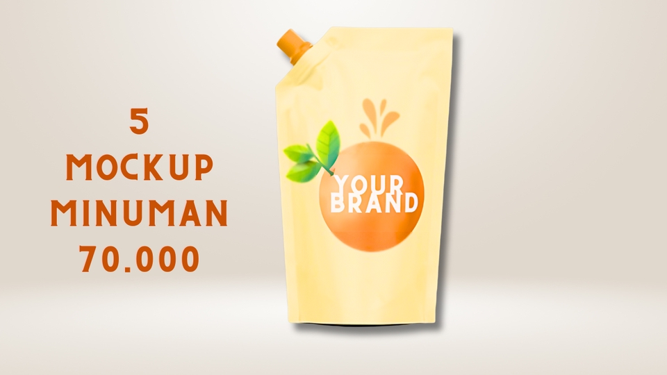Desain Mockup Minuman