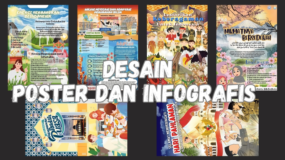 Desain Poster dan Infografis dengan menarik (Profesional)
