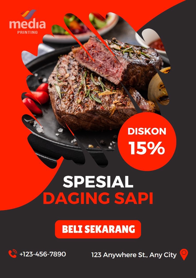 Template Banner, Selebabaran, Sosial Media, Vector Edit