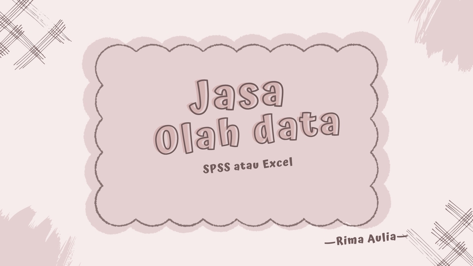 Jasa Olah Data (SPSS atau Excel)