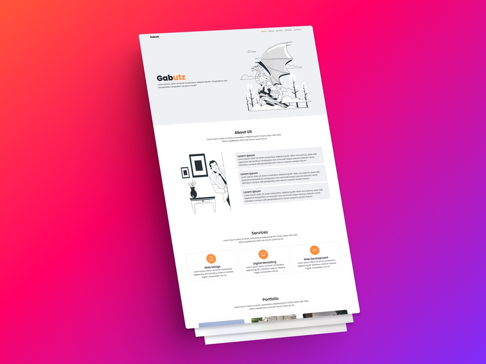 Membuat Website Company Profile / Landing Page / Sistem Informasi / Skripsi