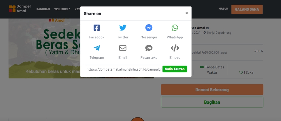 Membuat Aplikasi Penggalangan Dana
