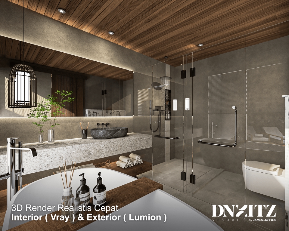 CEPAT! 3D Render Realistis Interior dan Exterior 6 Hari Jadi