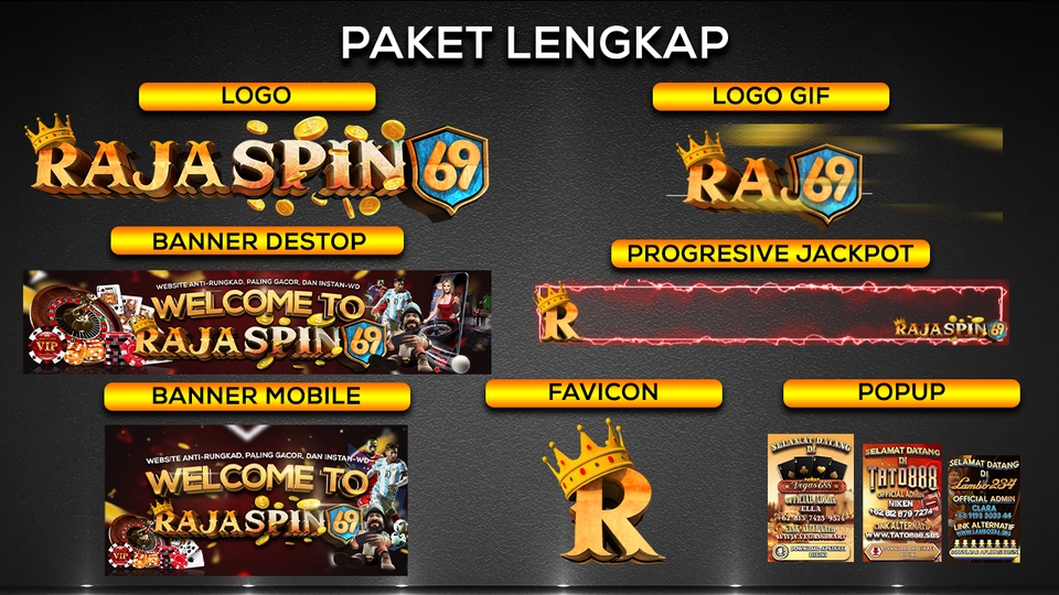 JASA PEMBUATAN BANNER JUDO/SLOTS CUSTOM