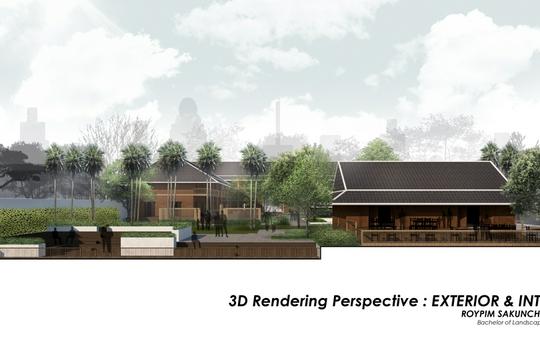 Render 3D Perspective Exterior & Masterplan