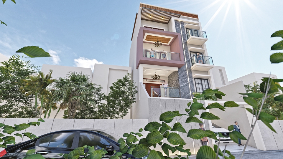 3D Video Animasi (Exterior) Rumah, Ruko, Perumahan, Sekolahan dll