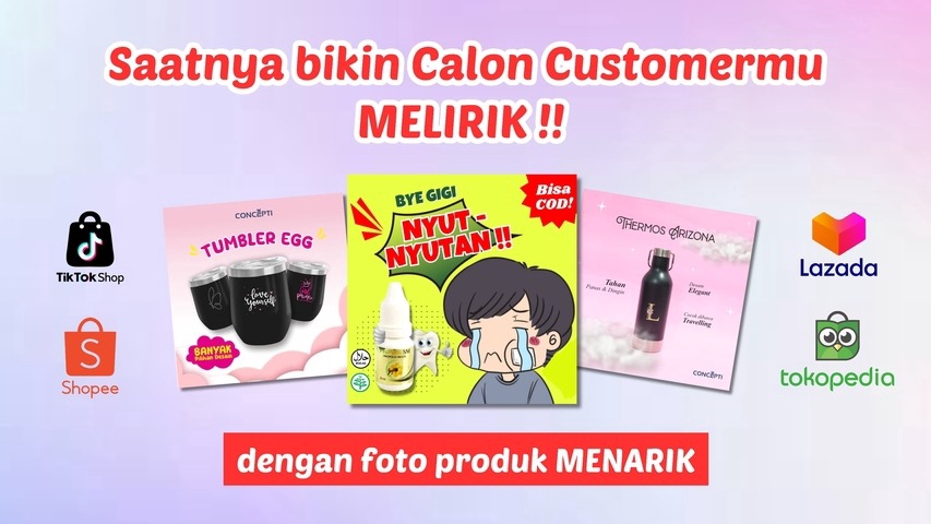 Banner Etalase Foto Produk Marketplace