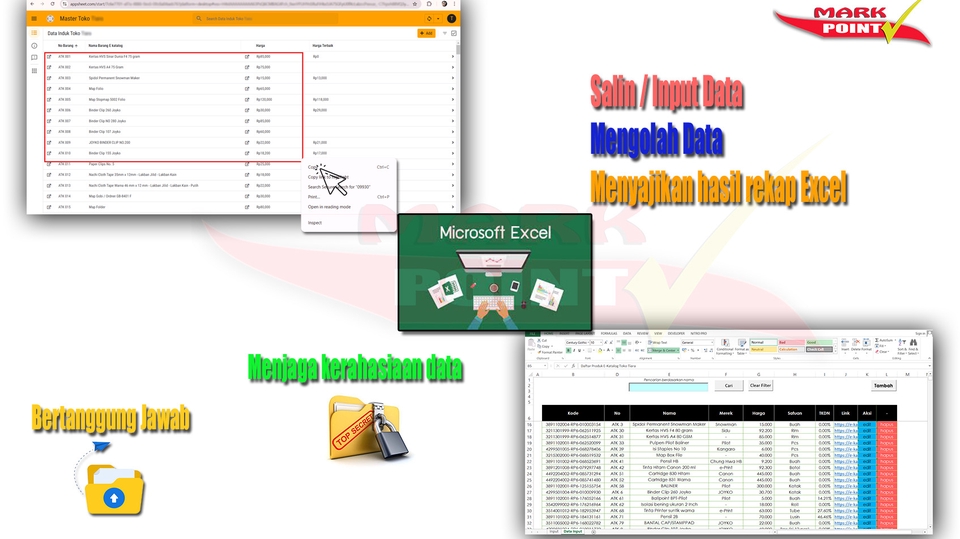 JASA REKAP DATA DAN SEBAGAINYA DI EXCEL
