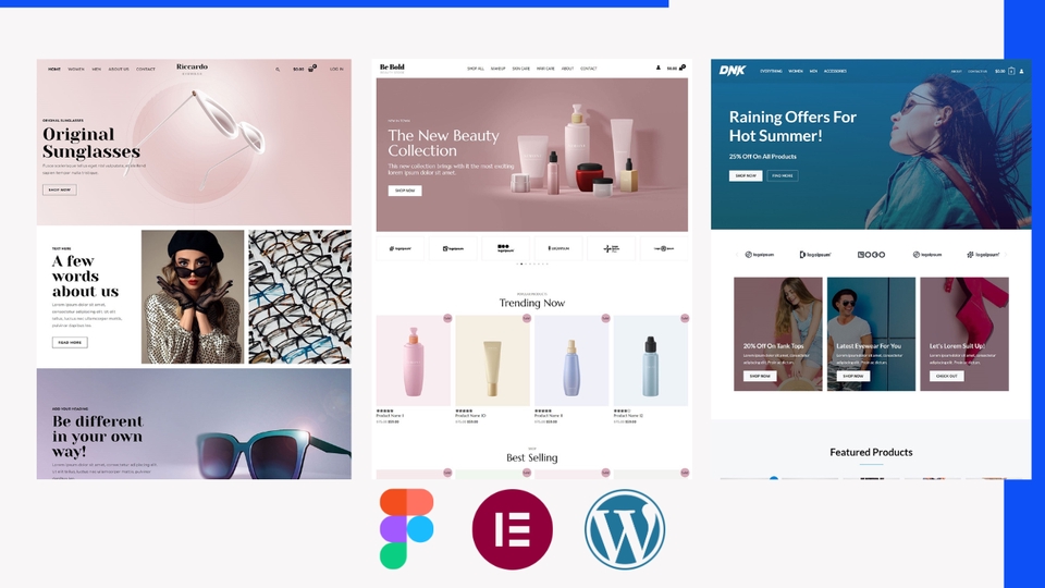 Paket Website Wordpress design Figma to Elementor