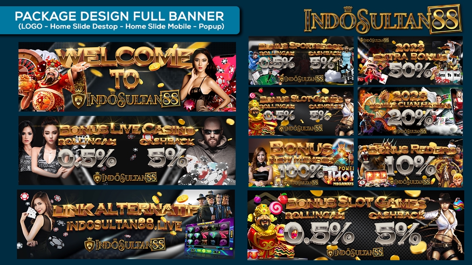 JASA PEMBUATAN BANNER JUDO/SLOTS CUSTOM
