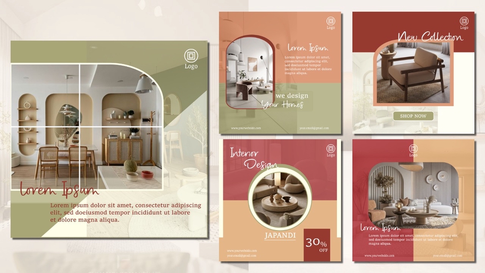 Media Content Design ( Instagram Feed, Banner, Presentation )