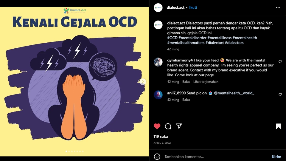 Penulisan konten artikel website, postingan Instagram, script writing ...