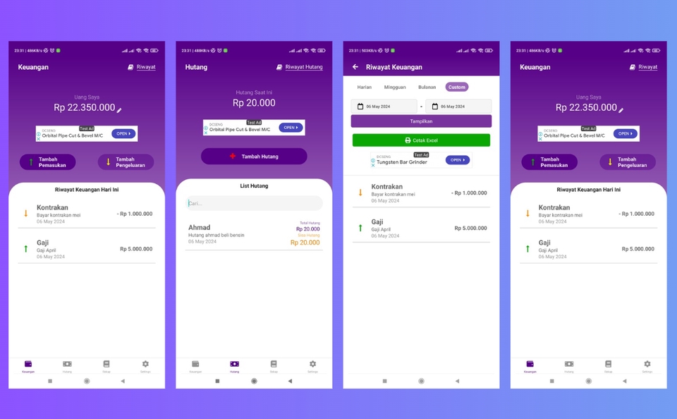 Jasa Slicing Figma & Pembuatan Aplikasi Android / IOS (React Native)