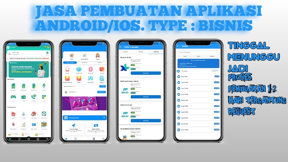 Jasa Pembuatan Aplikasi Android/Ios
