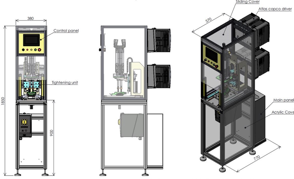 3d design Jig dan Special Purpose Machine Design