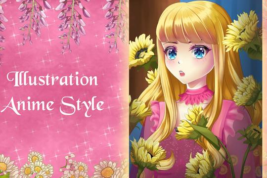 Ilustrasi Anime Style