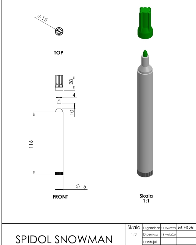Desain Drawing Mechanical