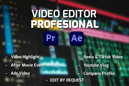 Video Editing Cinematic, Konten Youtube, Video highlight, Video Konten Sosial Media