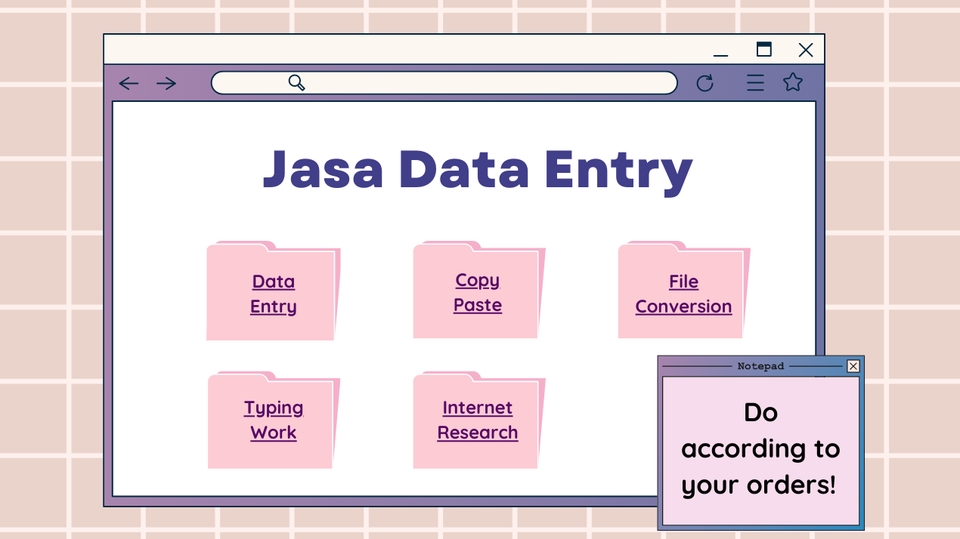 JASA ENTRY DATA/INPUT DATA, DATA CONVERSION, INTERNET RESEARCH