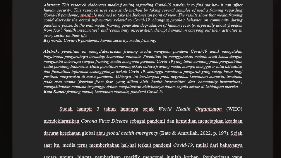 Pengetikan Artikel Ilmiah dan sebagainya