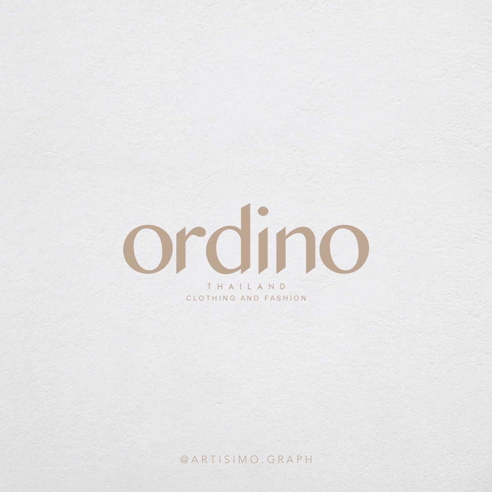 ออกแบบ Minimal Typo logo