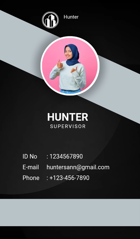 Desain Id Card Pekerja