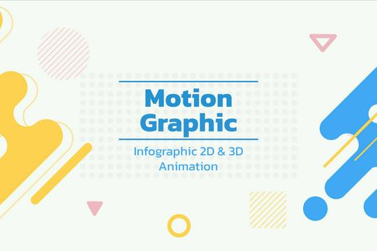 รับผลิต Motion Graphics, Infographic, CG และ 3D