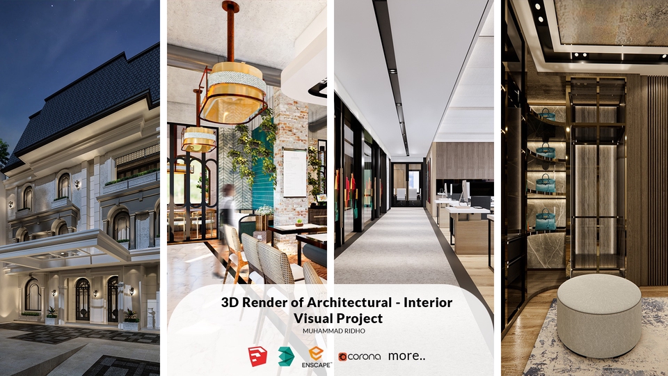 Render Eksterior dan Interior Cepat dan Terjangkau