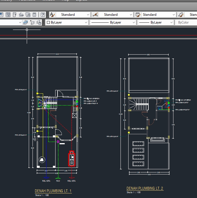 GAMBAR KERJA AUTOCAD, IMB SELESAI 1-2 HARI