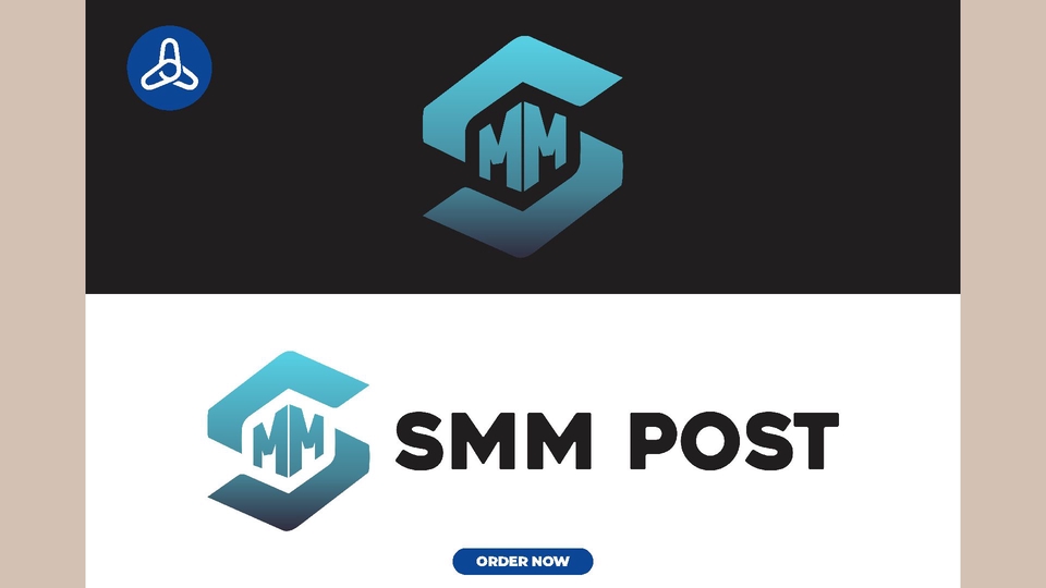 Desain 2 Variasi Logo Minimalis Modern, Jadi 1 Hari & Revisi Sampai Jadi