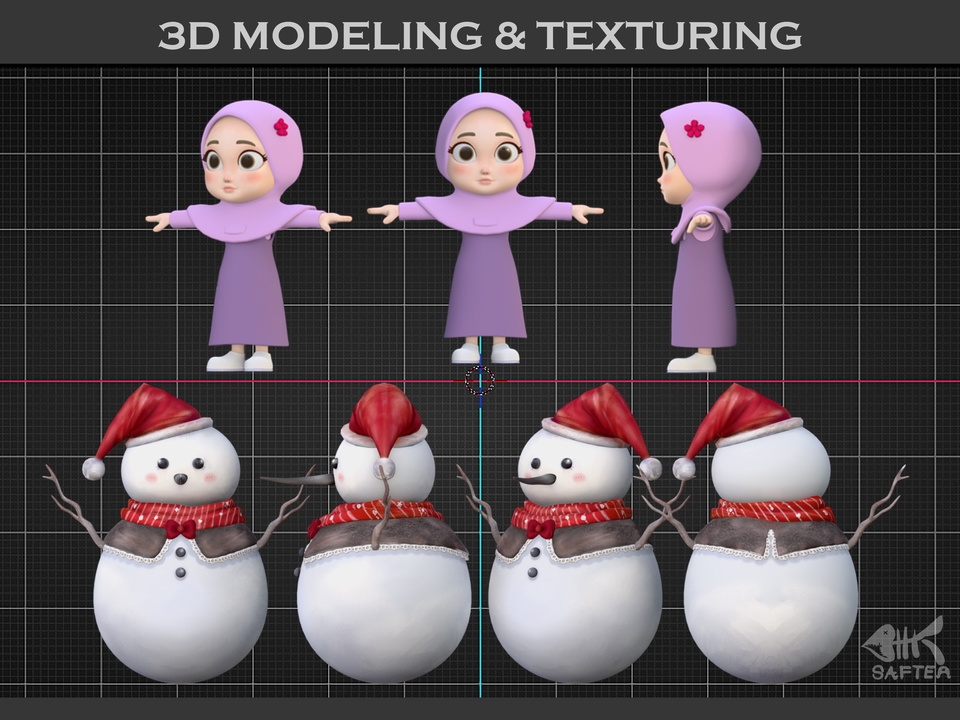 3D Modeling Aset dan Karakter dengan Blender