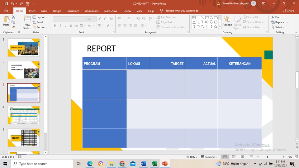 JASA PEMBUATAN SLIDE PRESENTASI FILE PPT PDF WORD