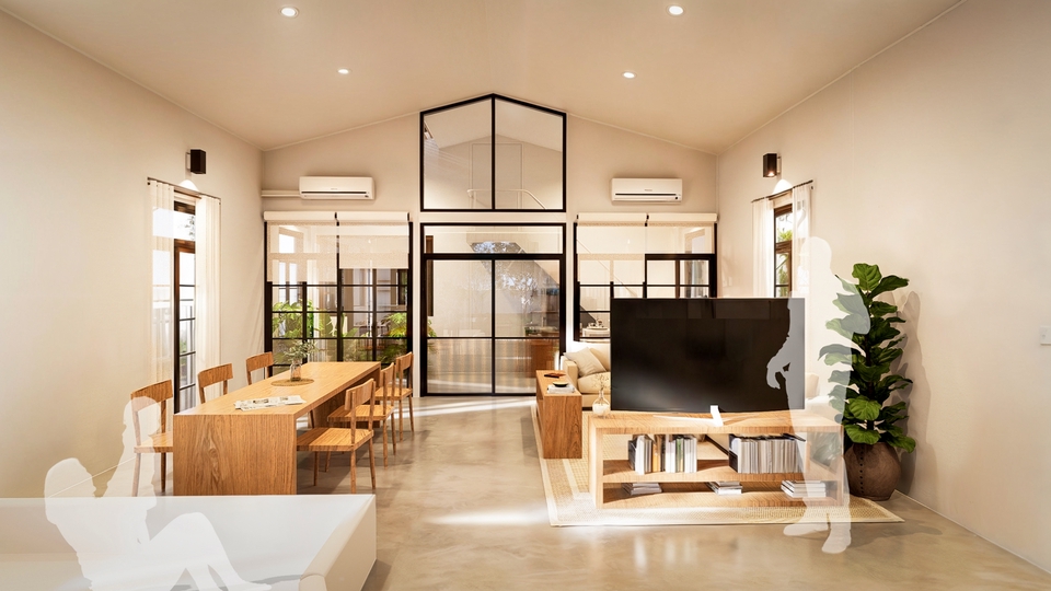 รับ render ภาพภายใน 3d visualization/ perspective render exterior interior and 3D Animation