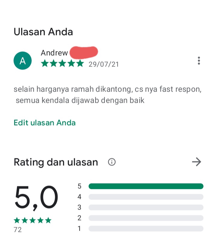 Jasa rating & review aplikasi playstore