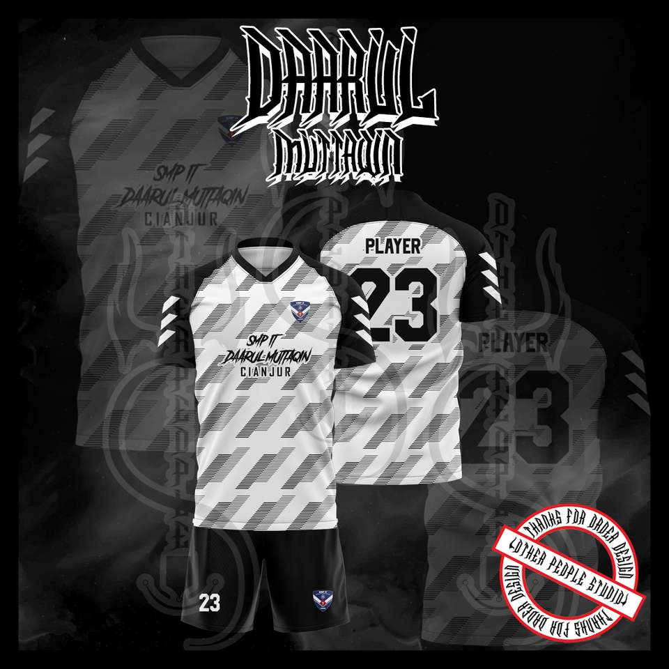 DESIGN JERSEY CUSTOM MODE FAST + POLA + SETTING SIAP PRINT