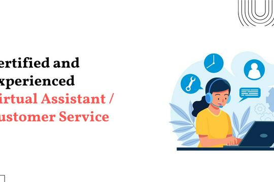 Expert & Certified Virtual Assistant / Customer Service