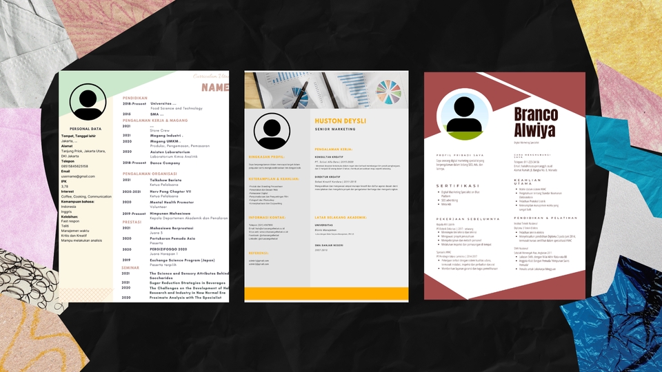 CV Modern dan Elegan untuk Menarik Perhatian Perekrut