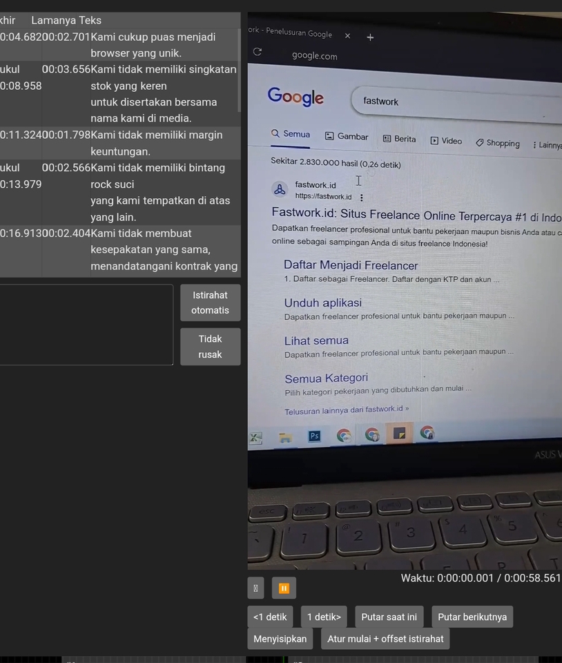 Jasa pembuatan subtitle bahasa indonesia inggris