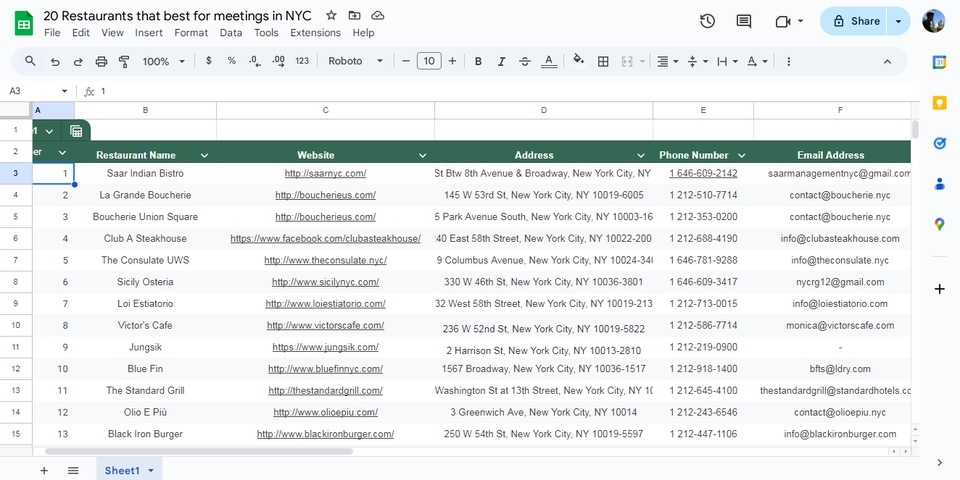 Jasa Data Entry Excel/Spreadsheet Cepat dan Akurat