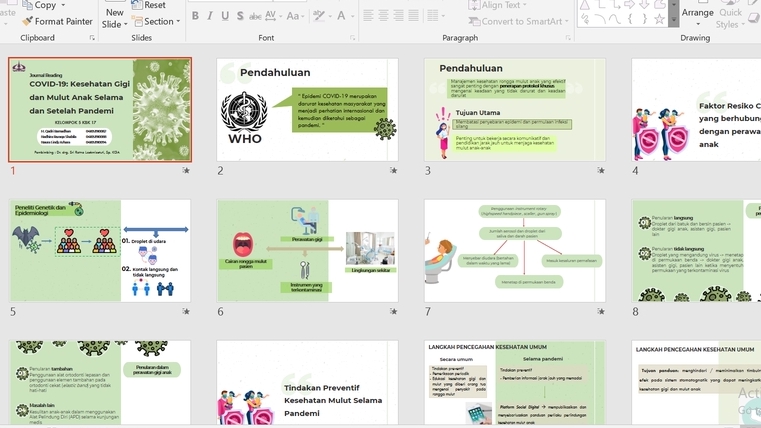 Jasa Membuat Power Point Presentasi dengan Data yang dimiliki Client