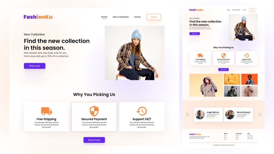 Profesional Desain UI/UX Mobile dan Web | Modern, Clean dan Desain yang ...