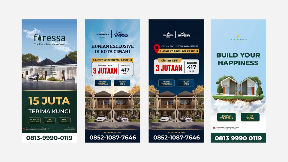 DESAIN KEBUTUHAN MEDIA PROMOSI OFFLINE ( BROSUR, ROLL BANNER, HANG ...