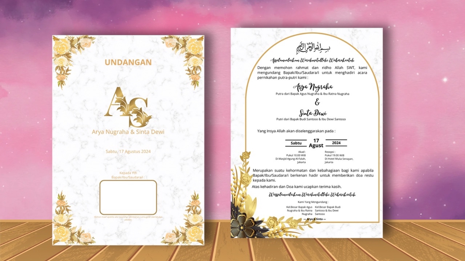 JASA DESIGN UNDANGAN PERNIKAHAN