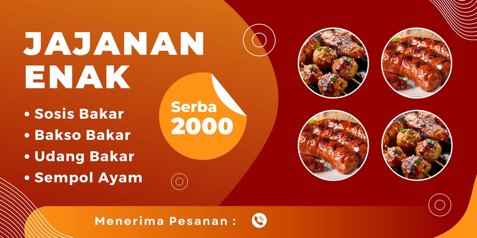 edit banner menu makanan
