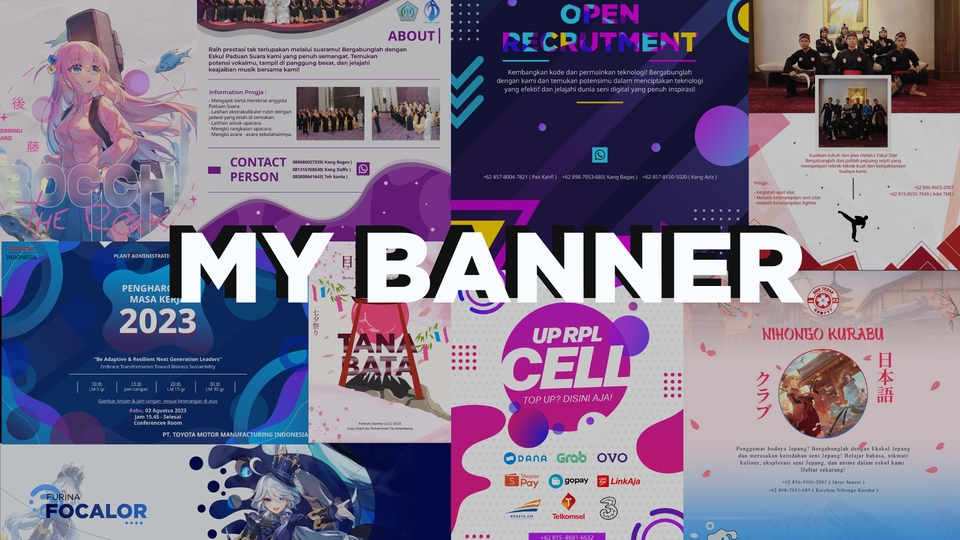 Jasa Pembuatan Banner Online yang Mengesankan dengan berbagai Style