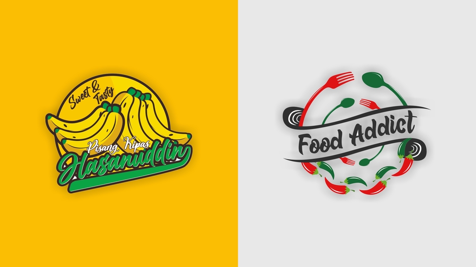 Design Logo Product Makanan, Minuman kekinian, Restoran & Cafe, Olshop ...